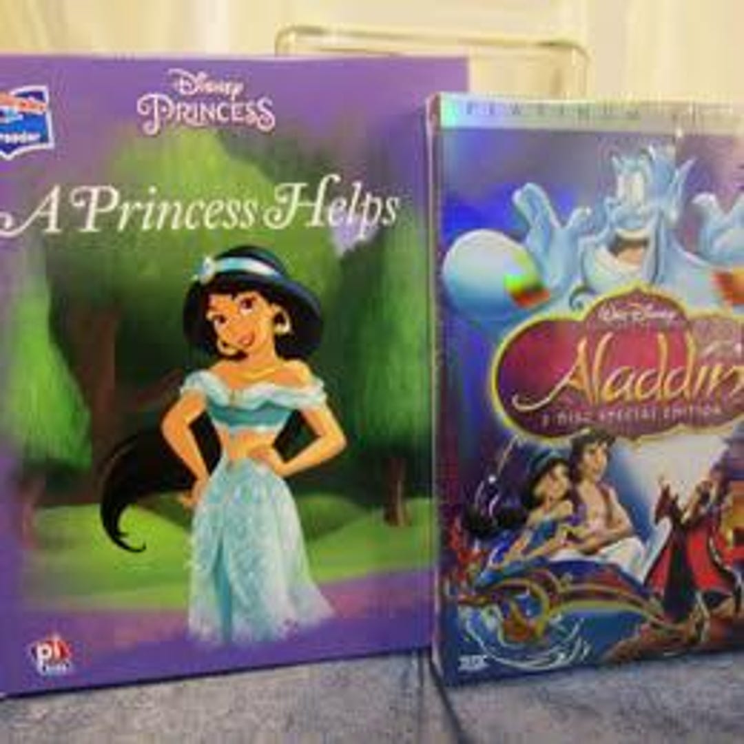 Platinum Edition 'aladdin' CD With Jasmine Storybook - Etsy
