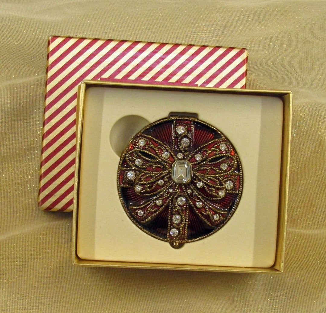 Vintage Monet Double Mirror Compact - Etsy