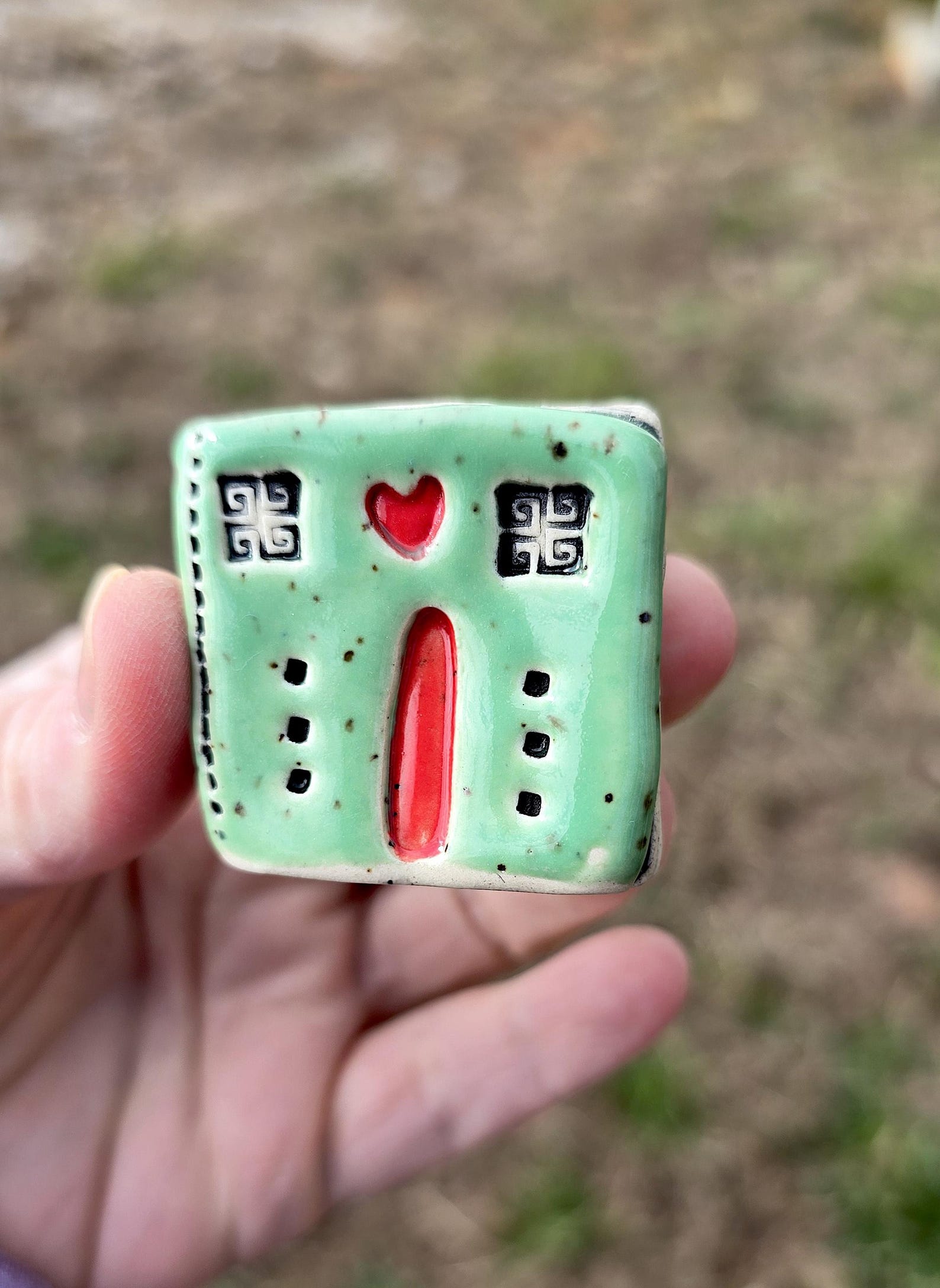 Miniature Ceramic Book Houses, Colorful Collectable Art, Book Lover ...