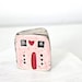 Miniature Ceramic Book Houses, Colorful Collectable Art, Book Lover ...