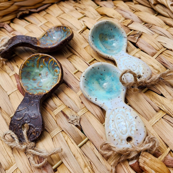 Ceramic Measuring Spoons - Etsy