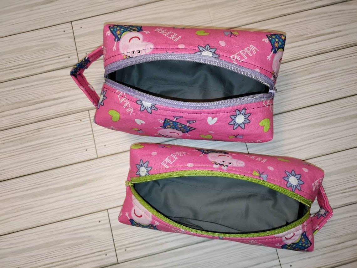 Toiletry Bag Made With Licensed Peppa Pig Fabrics, Peppa Pig Cartoon ...