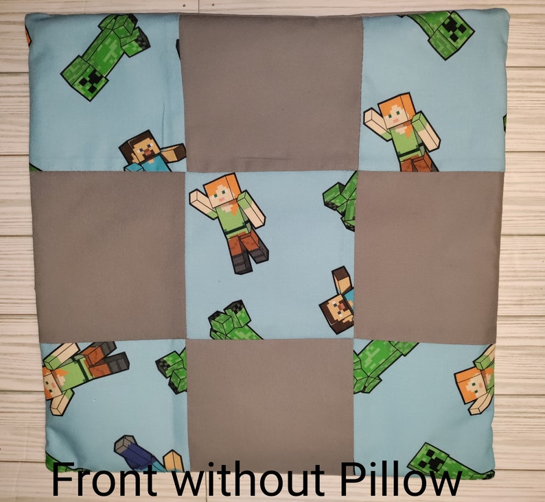 Pillow Case Made With Licensed Mine Craft Fabrics, Pillow Case, Kids ...