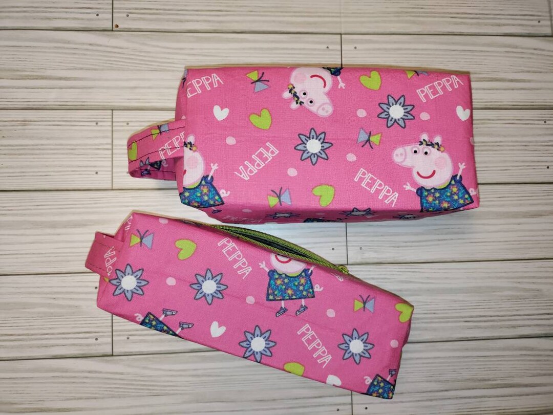 Toiletry Bag Made With Licensed Peppa Pig Fabrics, Peppa Pig Cartoon ...