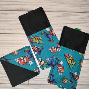 Bookmark Made With Lisenced Super Mario Fabrics, Corner Bookmarks ...