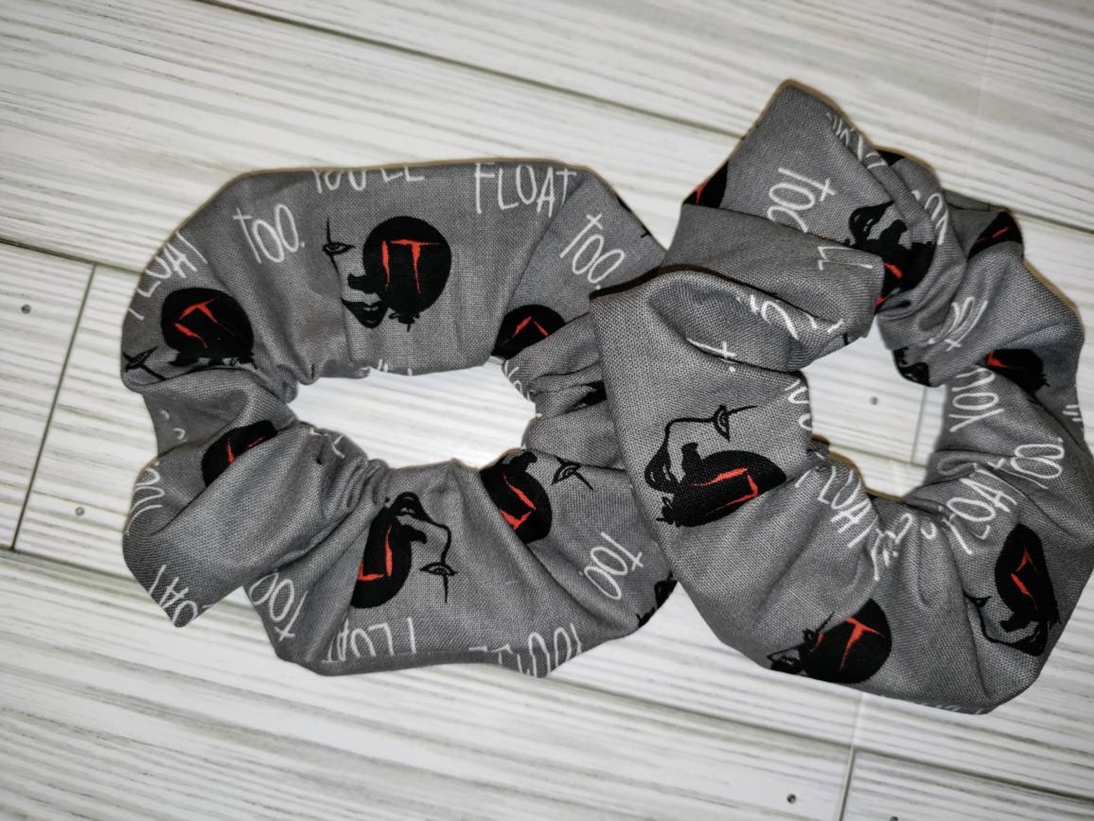 Grey IT Movie Themed Fabric Keyfob Keychain IT Movie Themed - Etsy