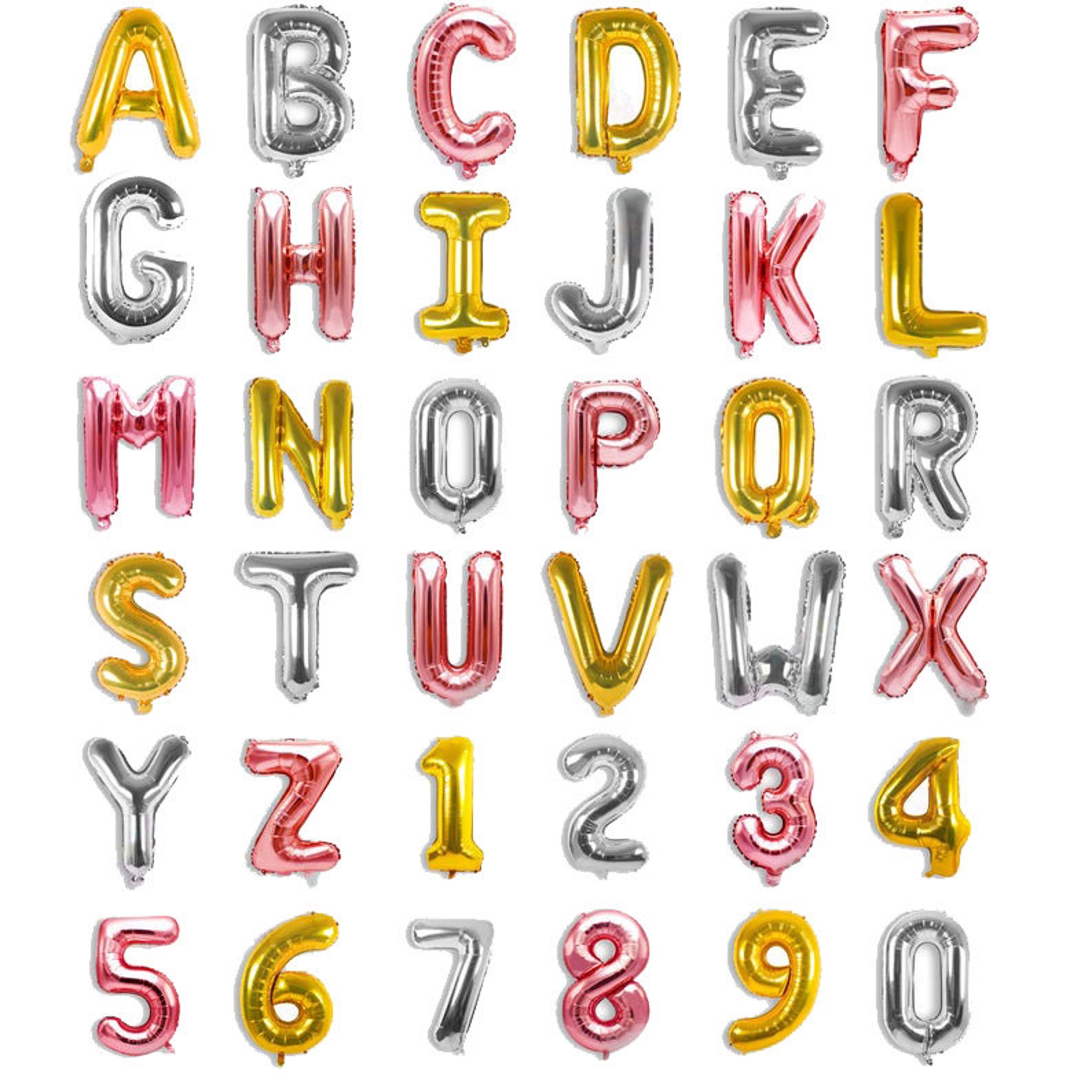 Ballons de lettre 16 » Alphabets de ballon de lettre et lettres lettres ...