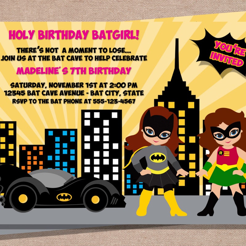 Batgirl Party - Etsy