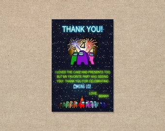 Among Us Thank You | Etsy