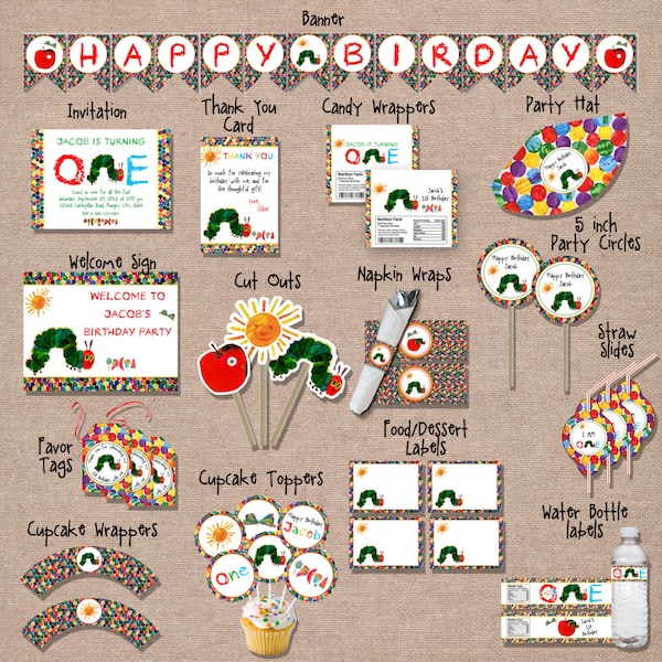 Hungry Caterpillar Birthday - Etsy