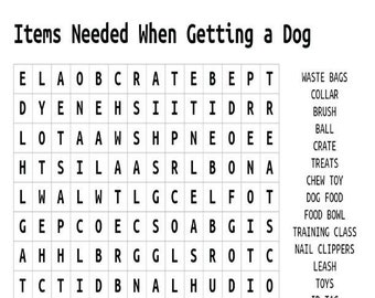 Word Find Game | Etsy