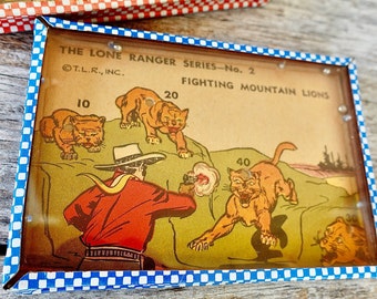 Vintage Western Lone Ranger Bi-fold Wallet With Picture Inserts and ...