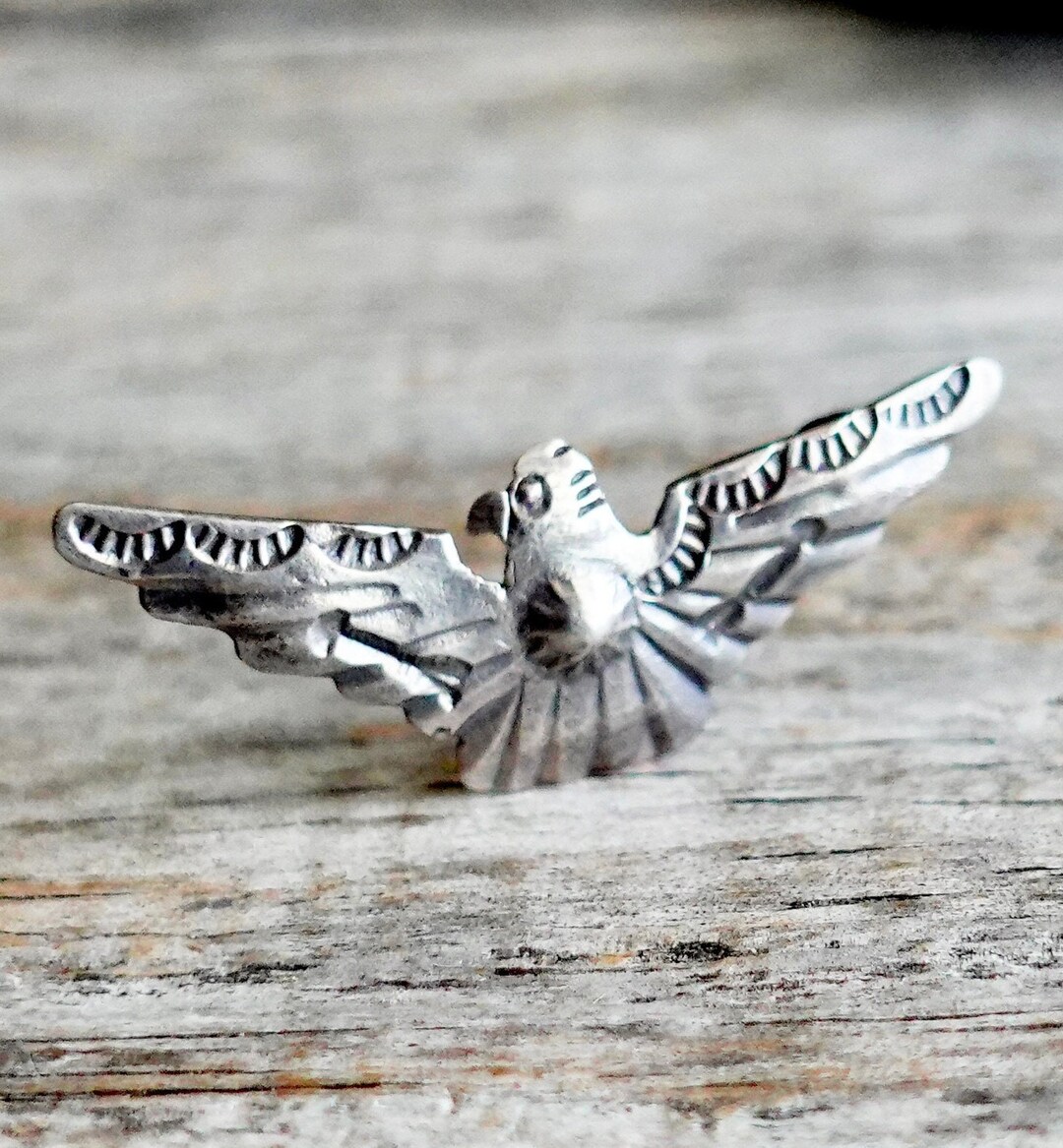 Fred Harvey Thunderbird Pin / Vintage Sterling Silver - Etsy