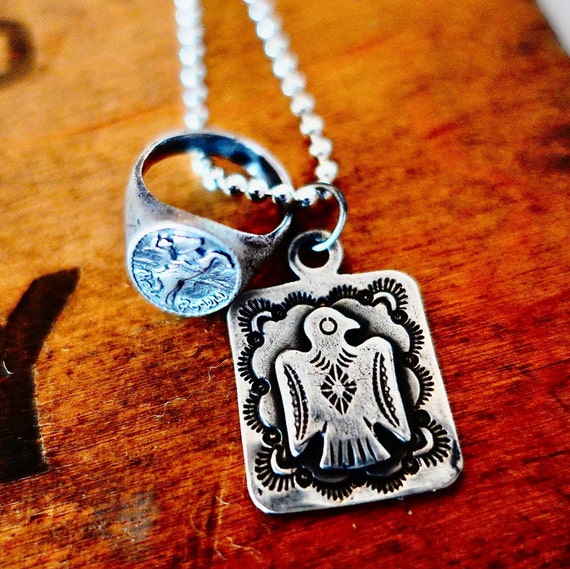 Vintage Roy Rogers Ring / Size 4.5 Sterling Silver by… - Gem