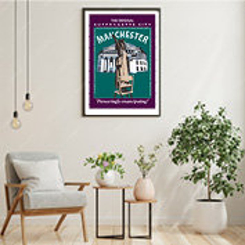 Manchester Suffragette City Poster, by Eric Jackson Www ...