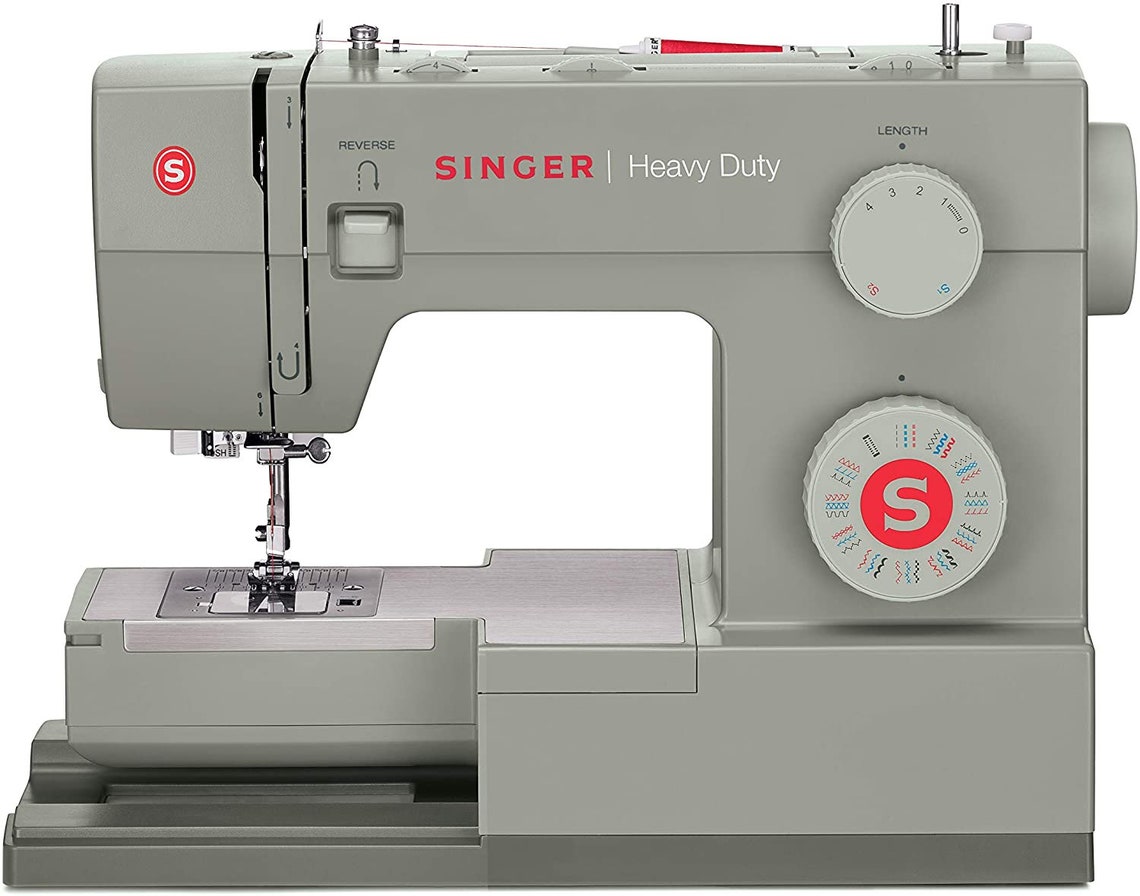 Singer 4452 Heavy Duty Sewing Machine: 32 Stitches, Metal Frame, Needle ...