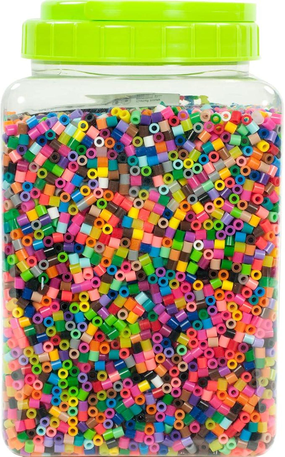 Mega Pack of 22,000 Colorful Perler Fusion Beads for DIY Crafts, Art ...