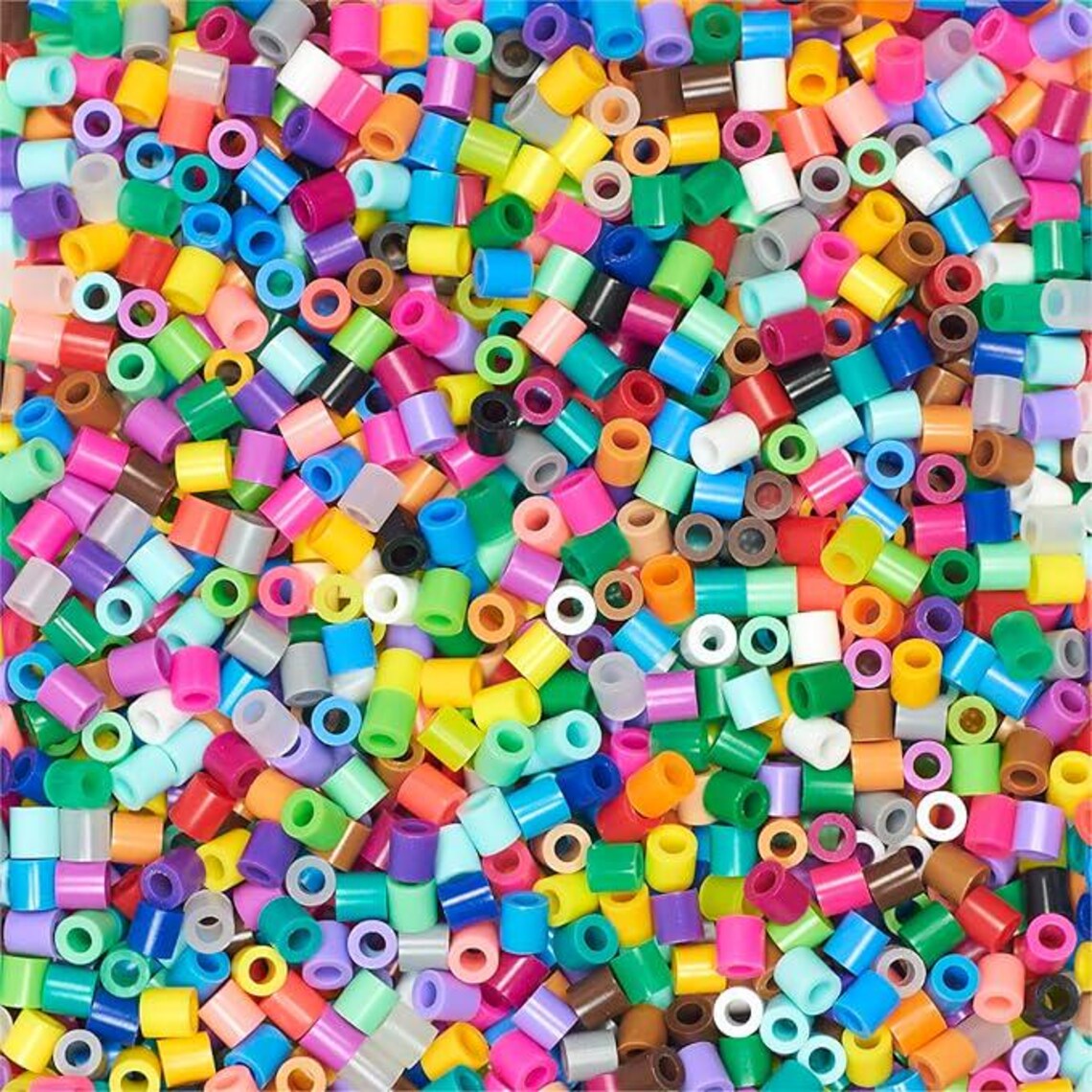 Mega Pack of 22,000 Colorful Perler Fusion Beads for DIY Crafts, Art ...