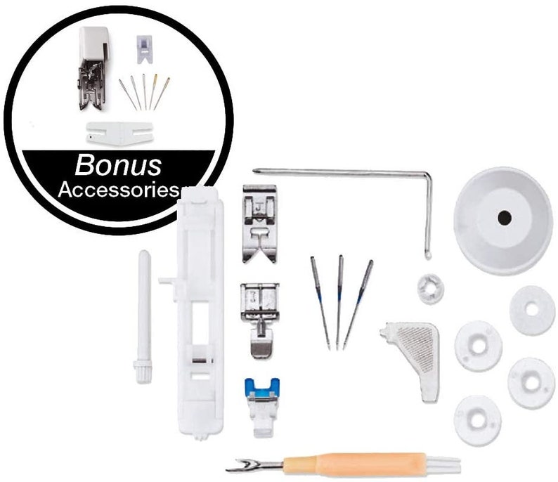 Singer 4452 Heavy Duty Sewing Machine: 32 Stitches, Metal Frame, Needle ...