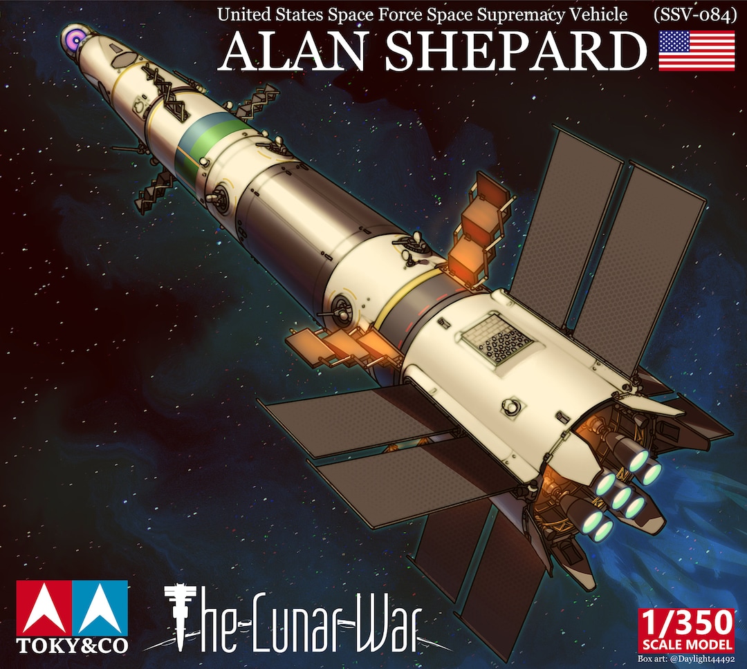 1:350 USSF Alan Shepard Kit - Etsy