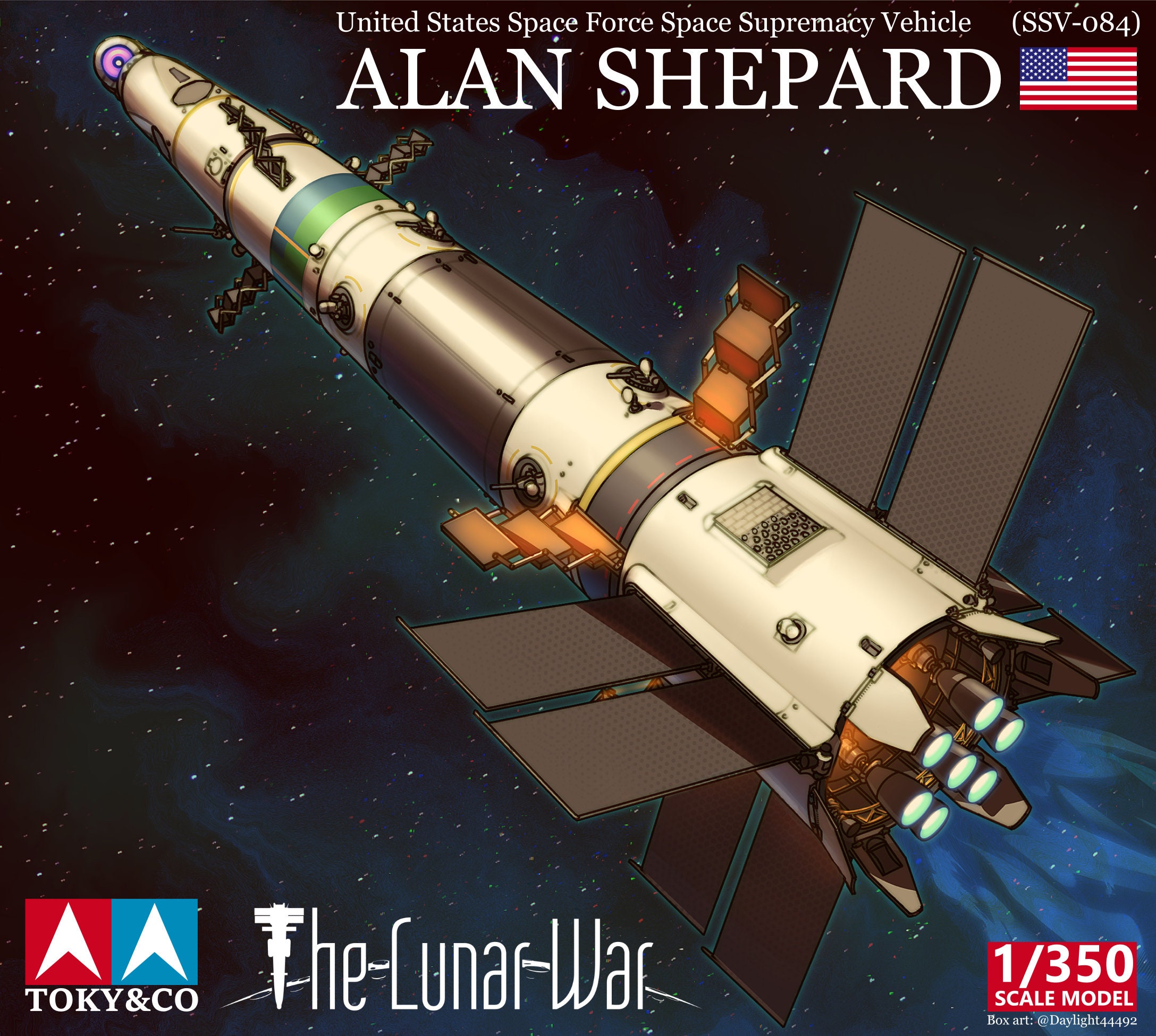 1:350 USSF Alan Shepard Kit - Etsy