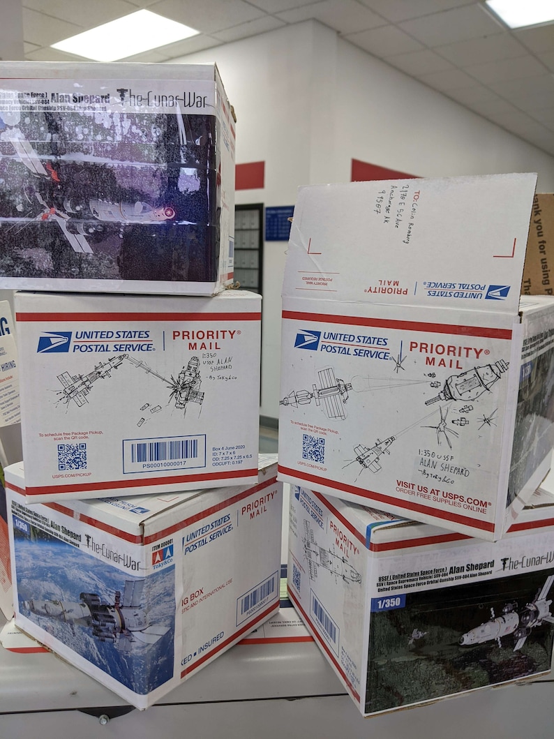 1:350 USSF Alan Shepard Kit - Etsy
