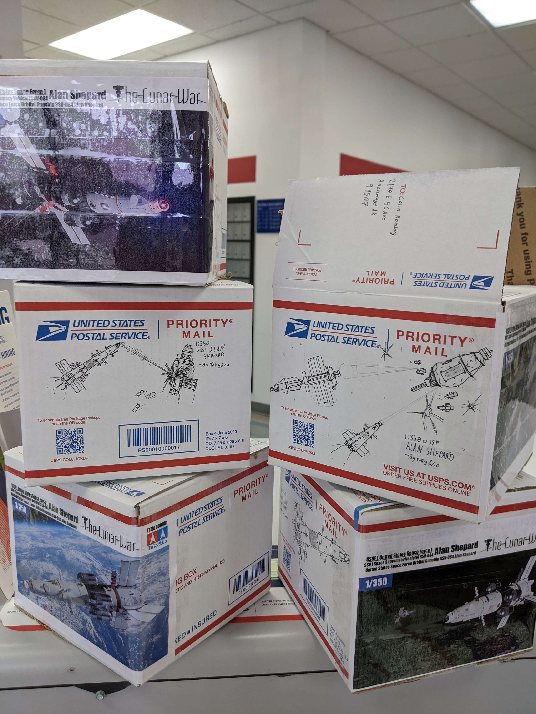 1:350 USSF Alan Shepard Kit - Etsy