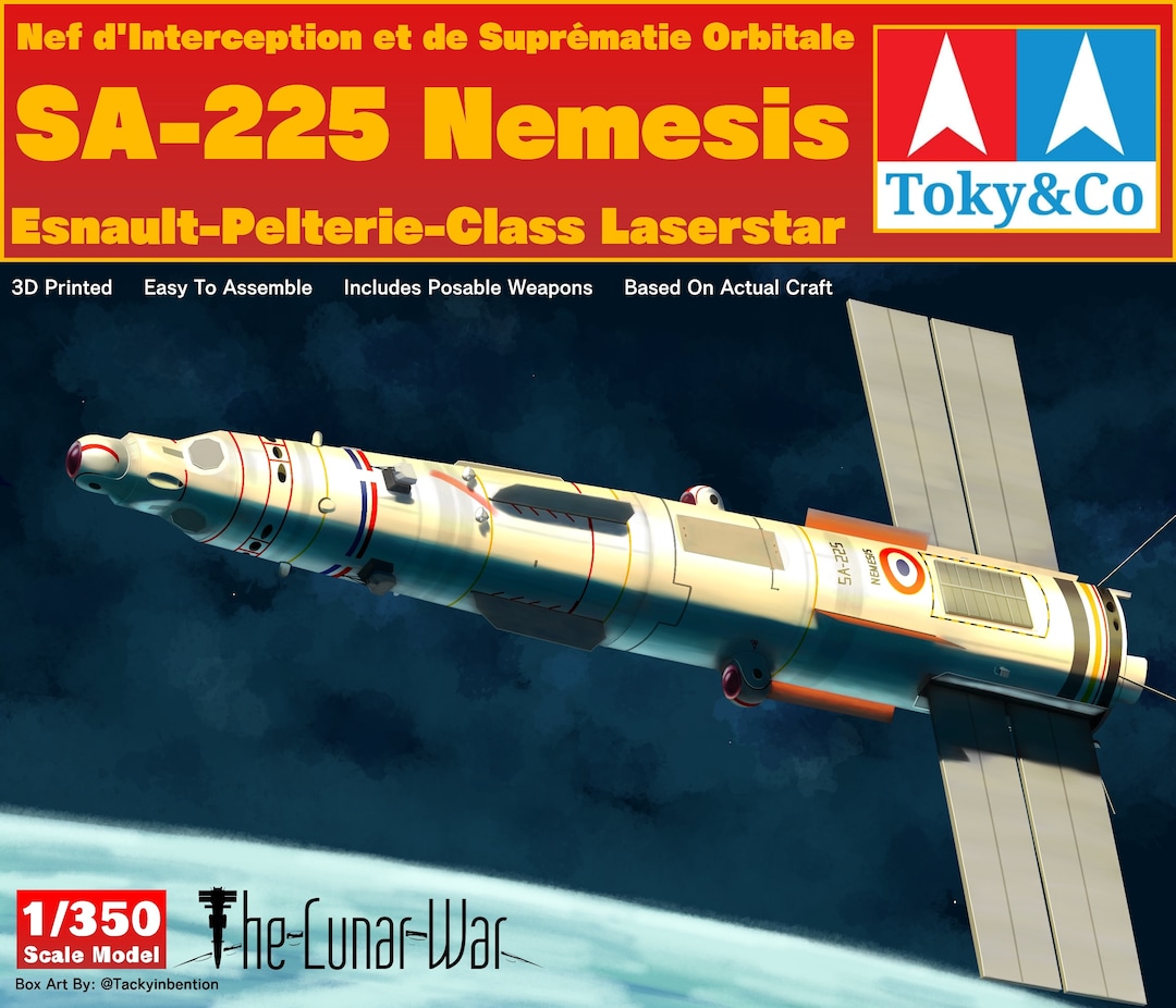 1/350 Scale SA-25 Nemesis (NISO Class Laserstar) - Etsy