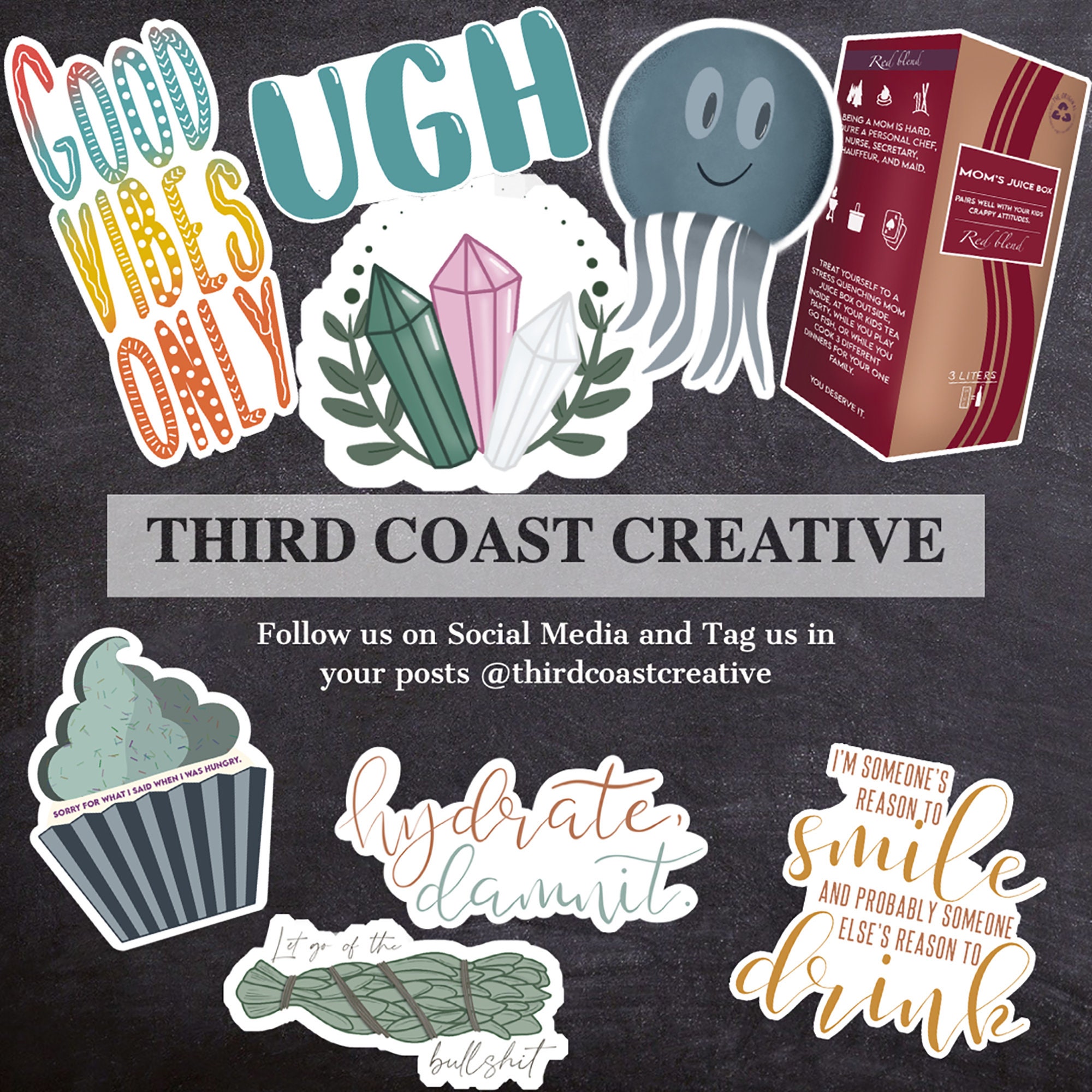 Crystal Sticker / Boho Sticker / Waterproof Stickers - Etsy