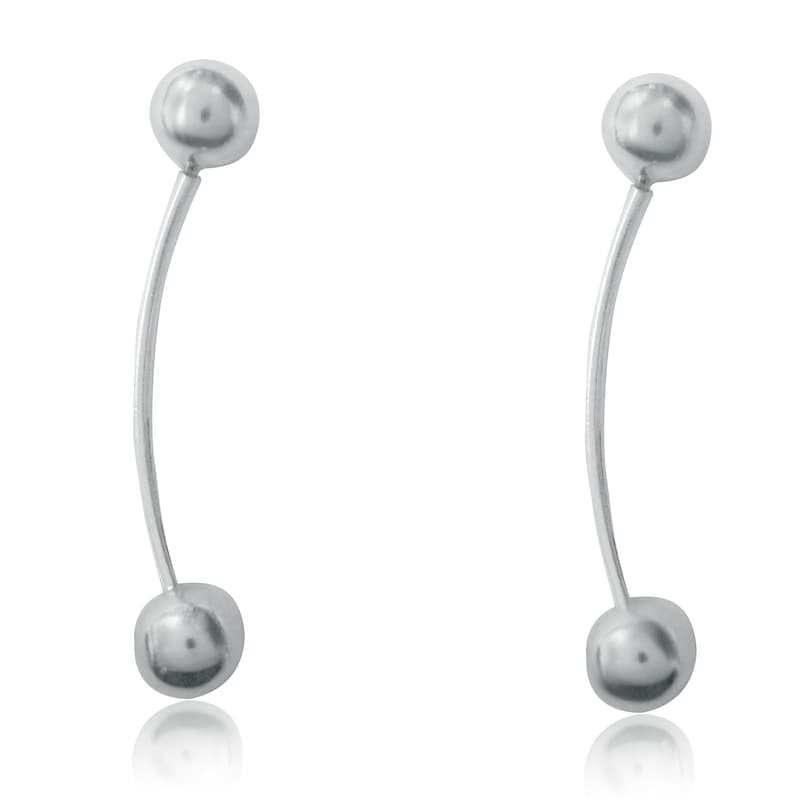 Barbell Earrings - Etsy