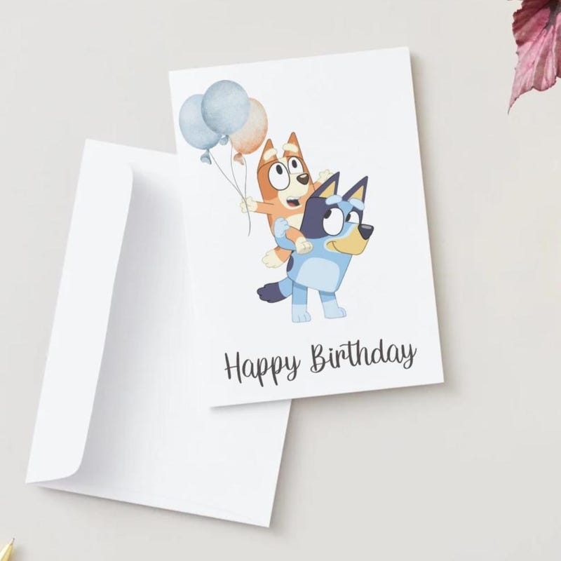 Bluey Png 5th Birthday - Etsy
