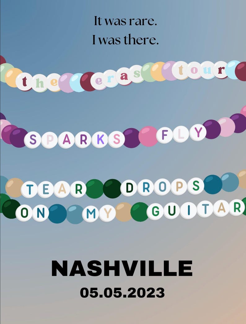 Taylor Swift Custom Digital Printable Tour Date Poster - Etsy