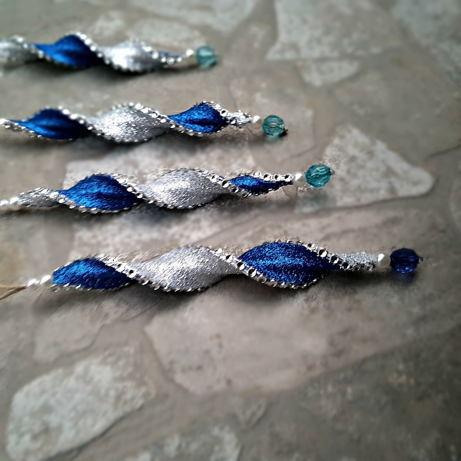 Golden Twisted Icicles/icicle Decorations/christmas Tree Decoration ...