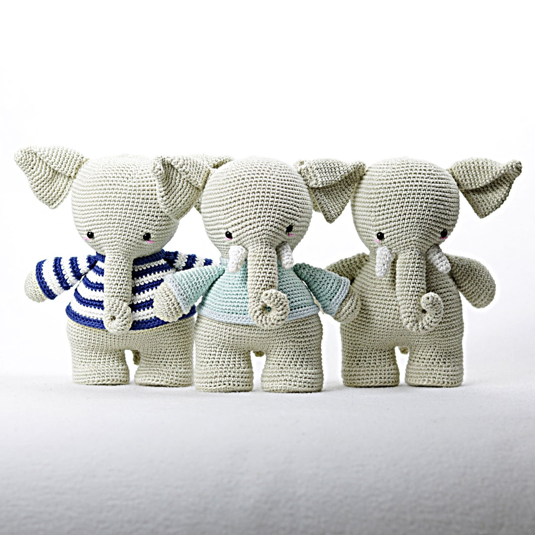 Ray the Elephant - Base Pattern - Etsy