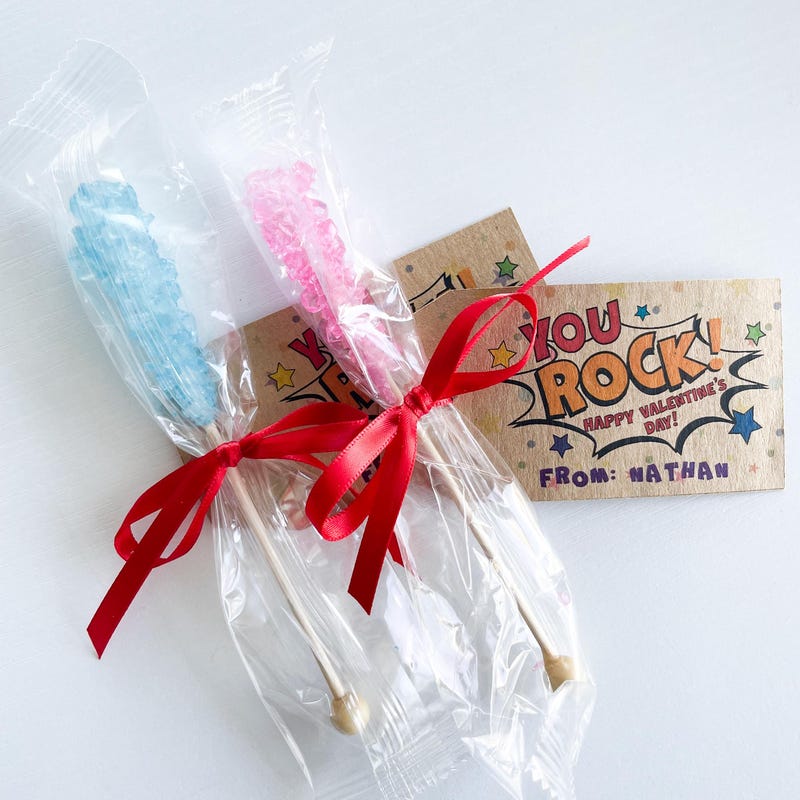 You Rock Valentine - Etsy