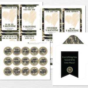 Kids Army Valentine Cards, Army Valentines Day Cards, Add Army Men ...