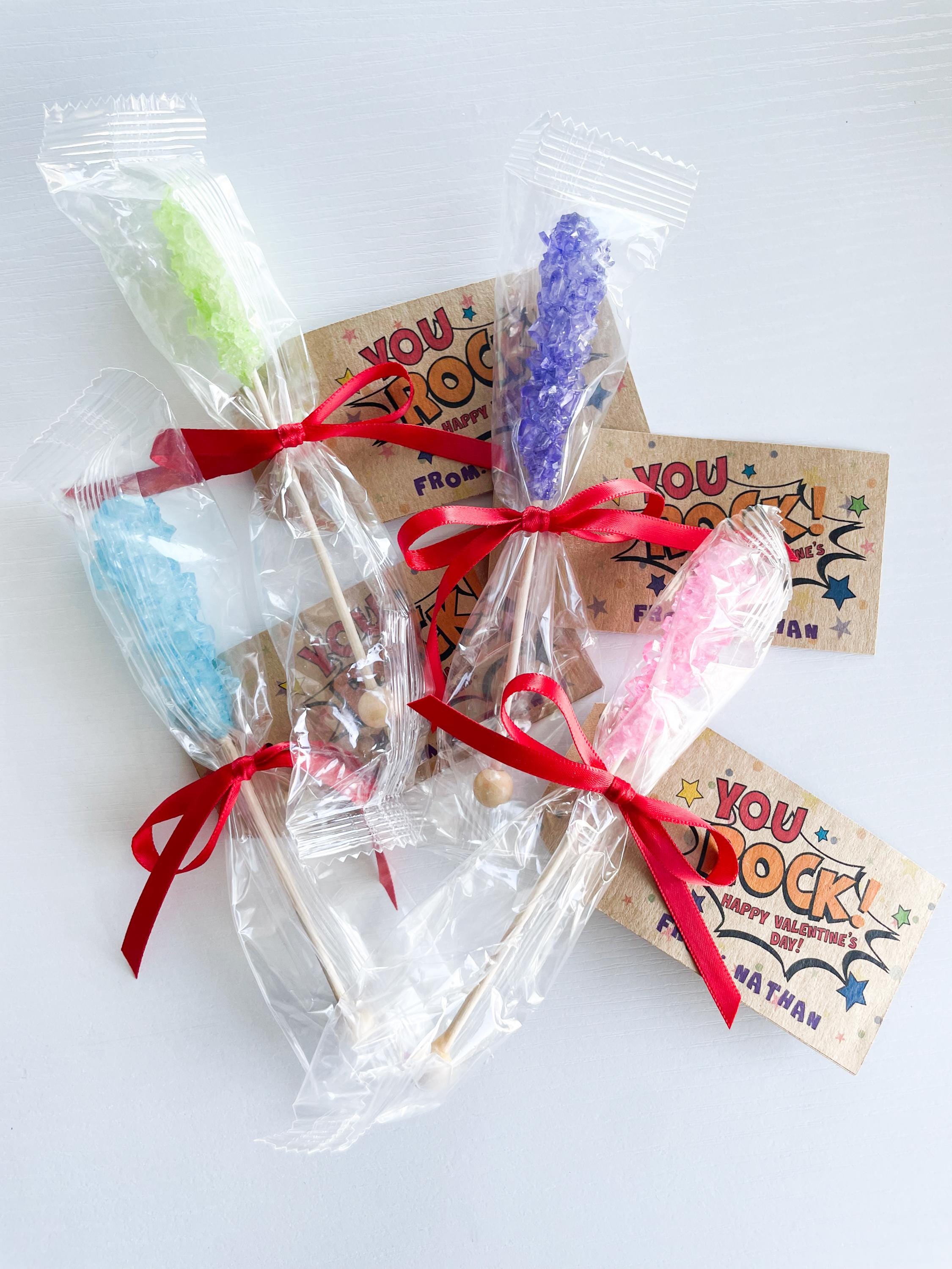 You Rock Valentine Tags, Pop Rocks Valentine, Valentine's Day Cards ...