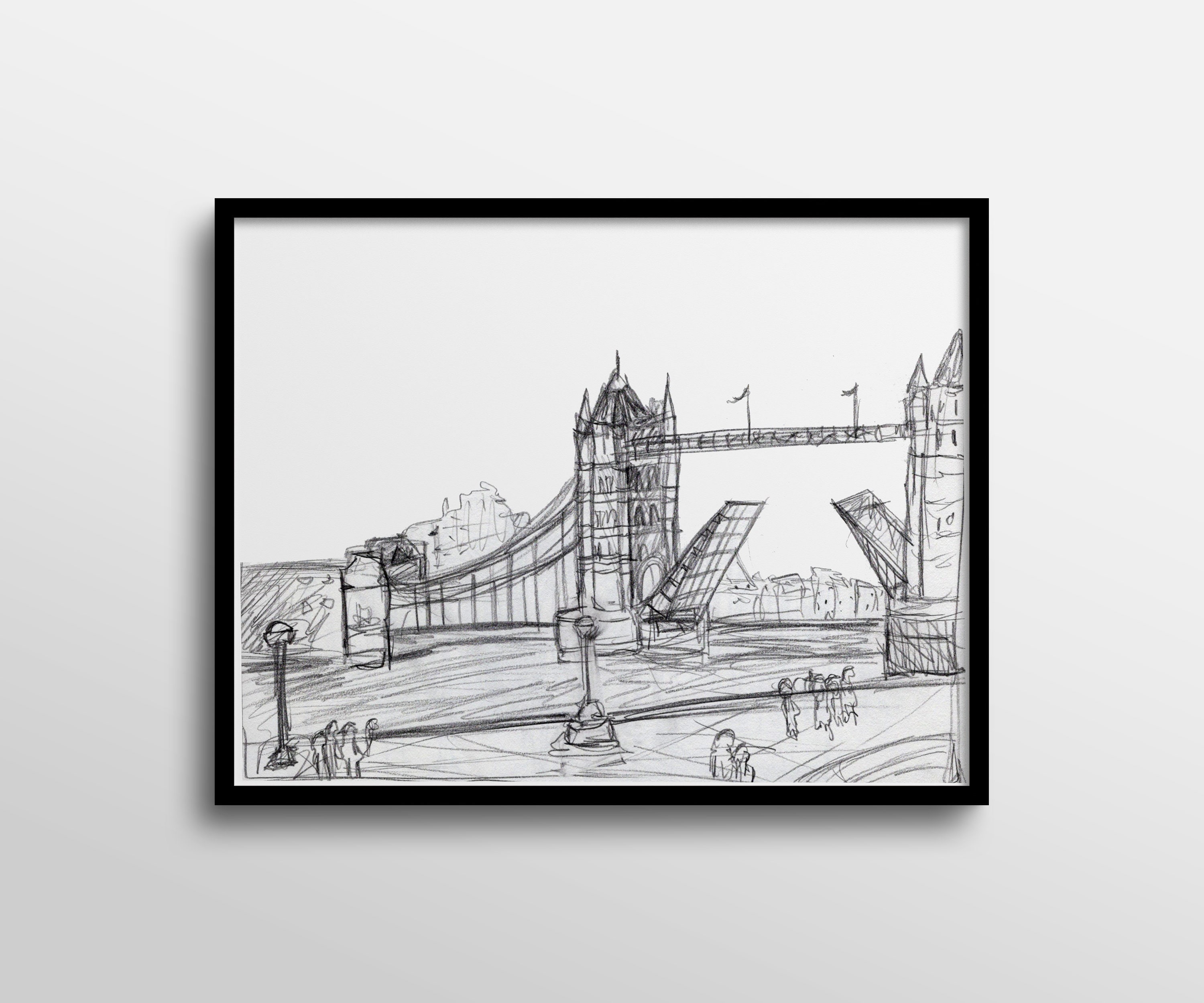 Tower Bridge London Drawing