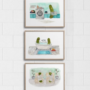 Whimsical Pickles With Mustaches Taking a Bubble Bath in the Bathtub ...