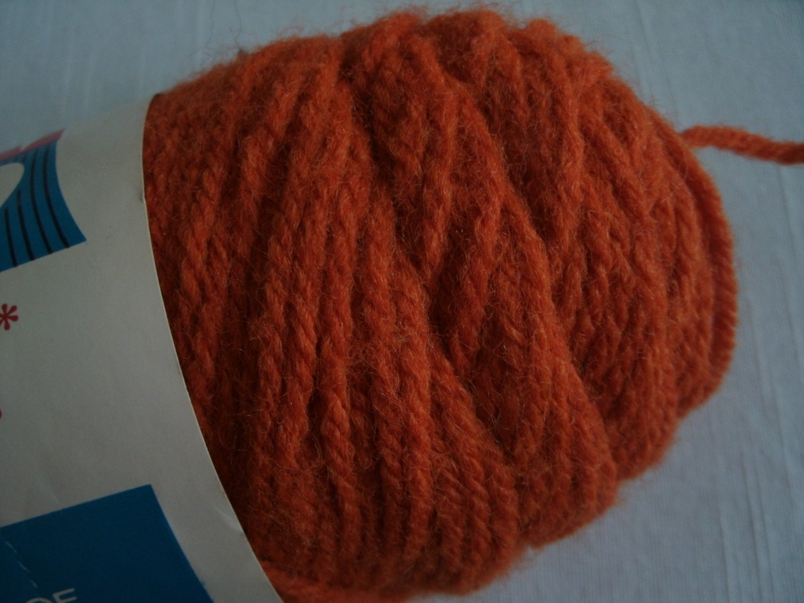 Wintuk Majesty Yarn-rust/4 Oz Skein/100% Orlon Acrylic - Etsy