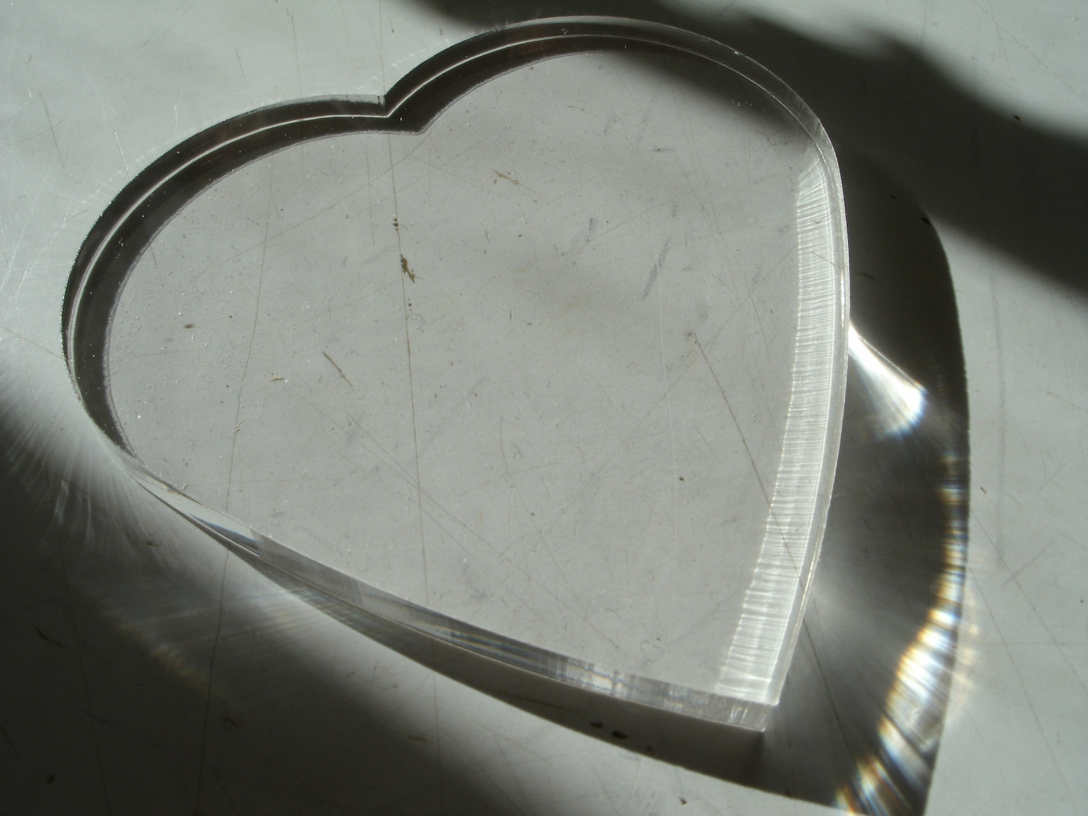 Clear Acrylic Heart 3X3 Inches 1/4 Inch Thick - Etsy