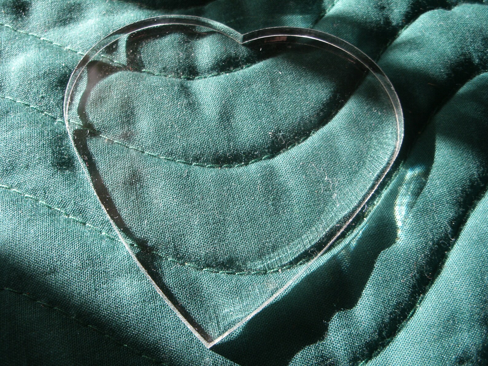 Clear Acrylic Heart 3X3 Inches 1/4 Inch Thick - Etsy