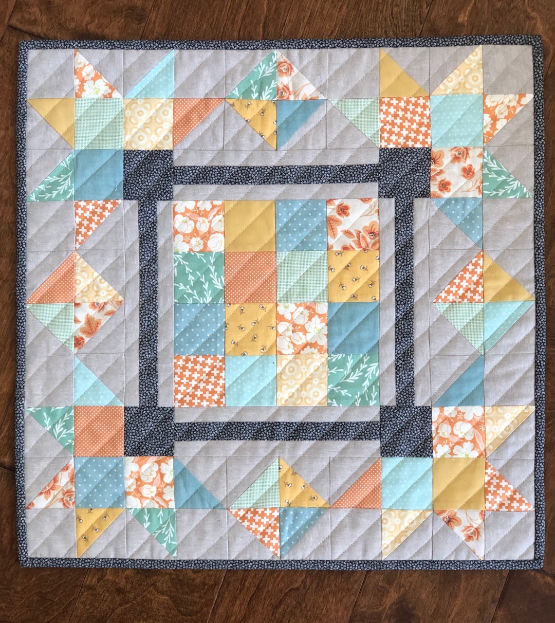 Mini Quilt/fall Table Topper - Etsy