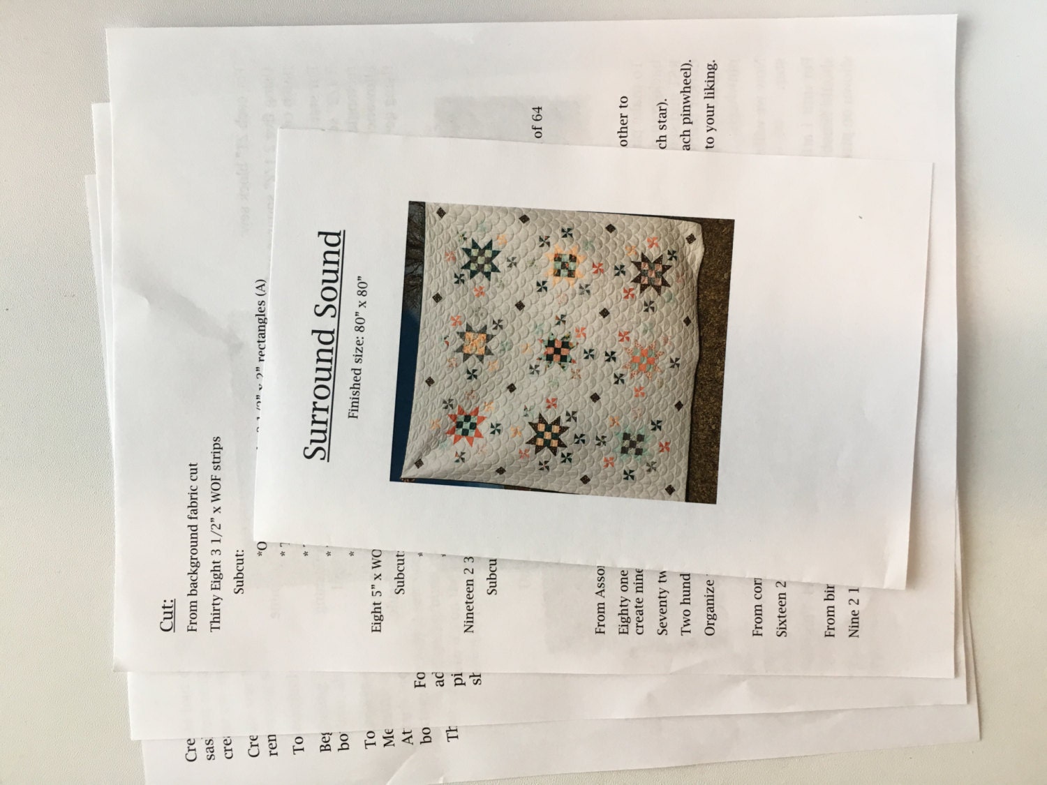 Surround Sound Quilt Pattern - Etsy