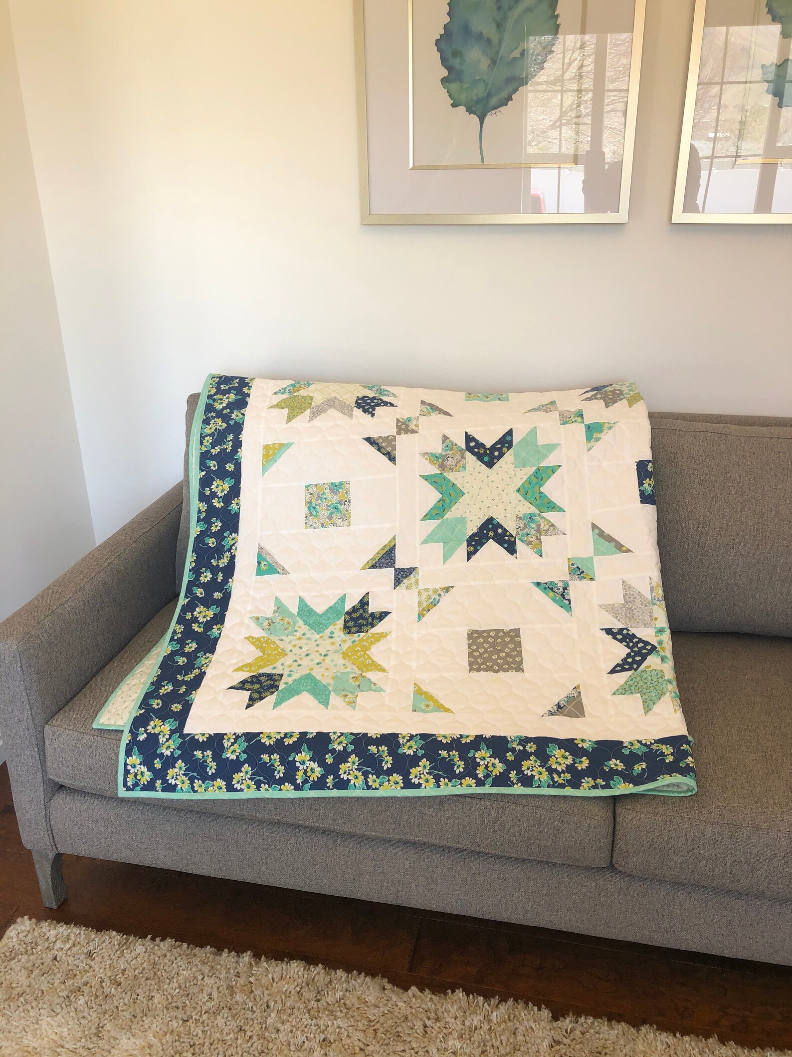 Gemstone Quilt Pattern PDF - Etsy