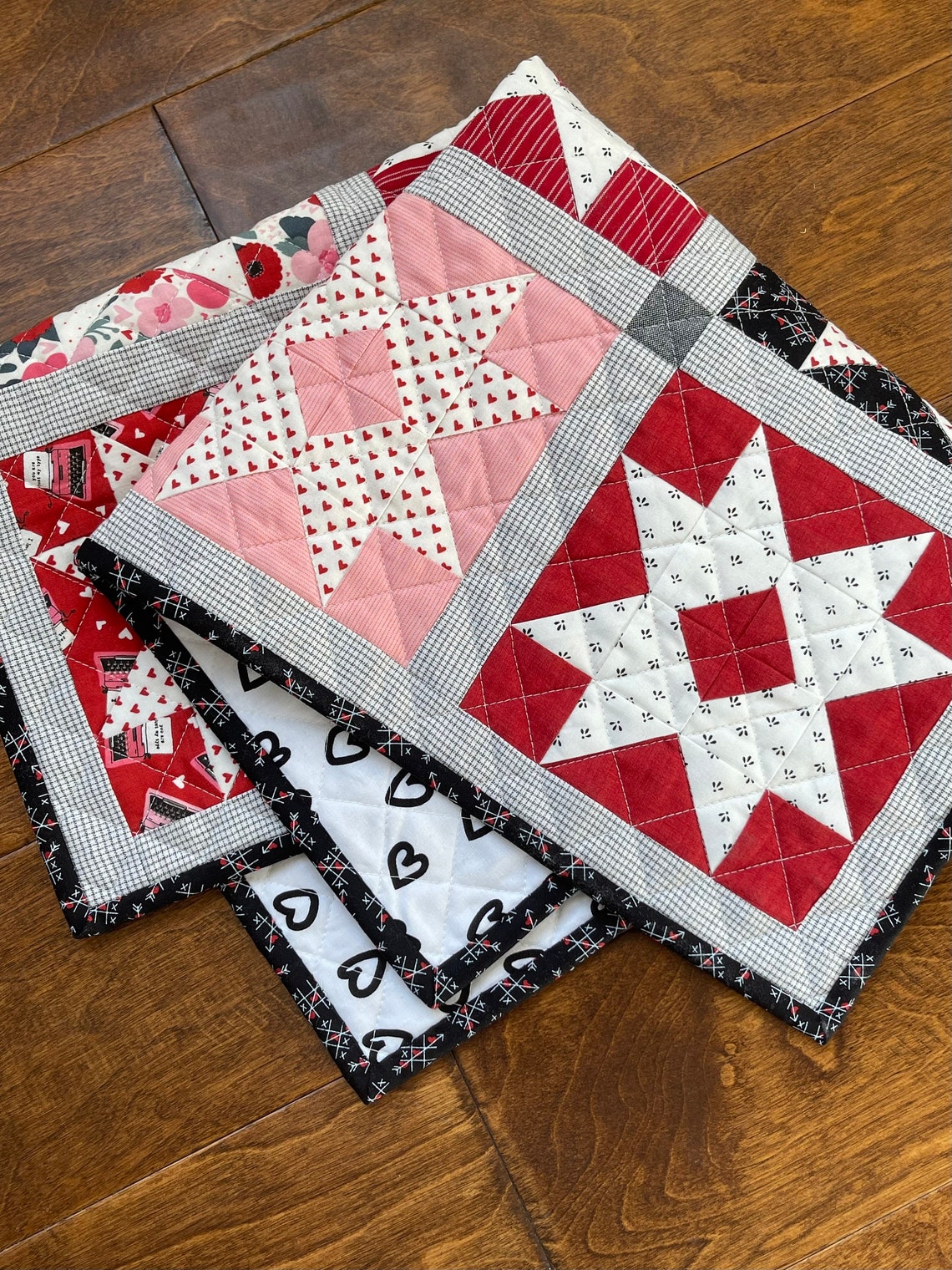 Nine Patch Star Mini Quilt Pattern PDF Digital File | Etsy