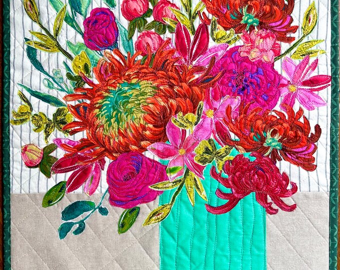 Art Quilt/ Fabric Collage/wall Hanging - Etsy