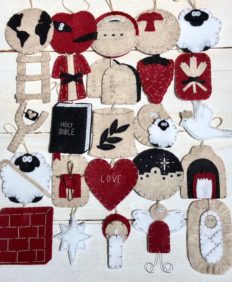 Jesse Tree SVG Cut Files and Guide - Etsy