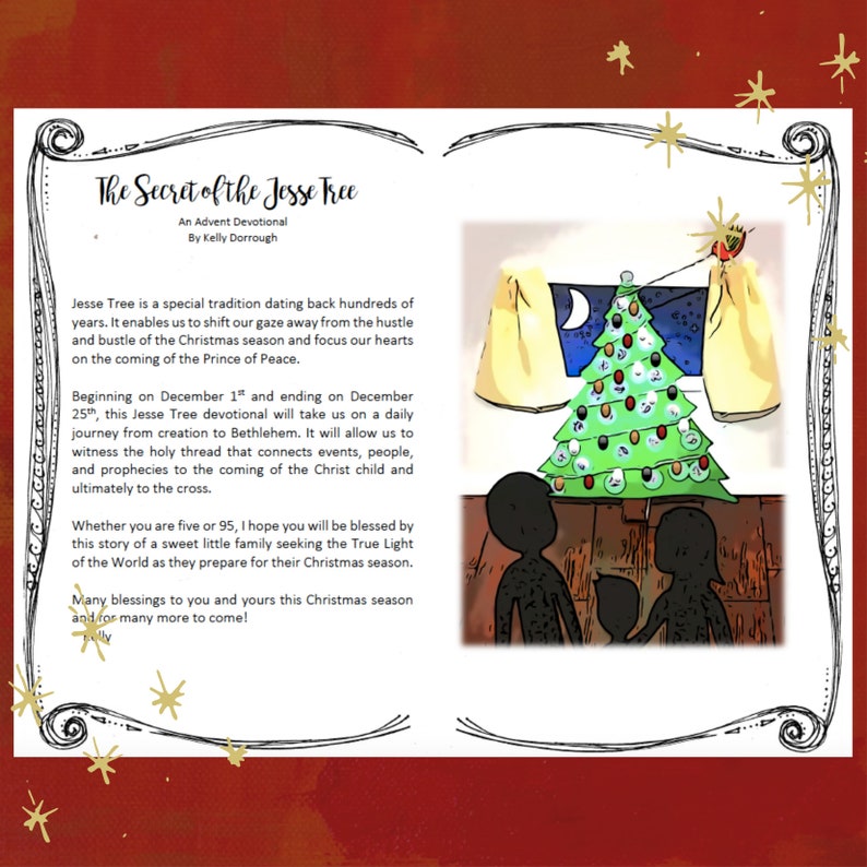 Jesse Tree Advent Story Devotional - Etsy