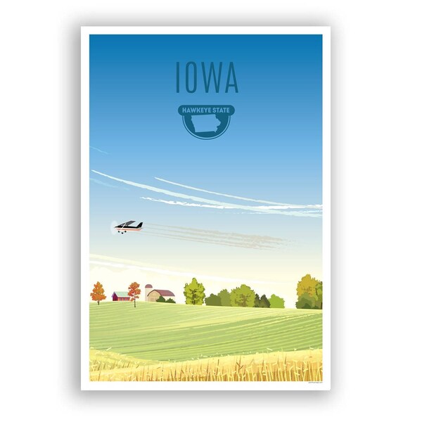 Iowa State Art - Etsy